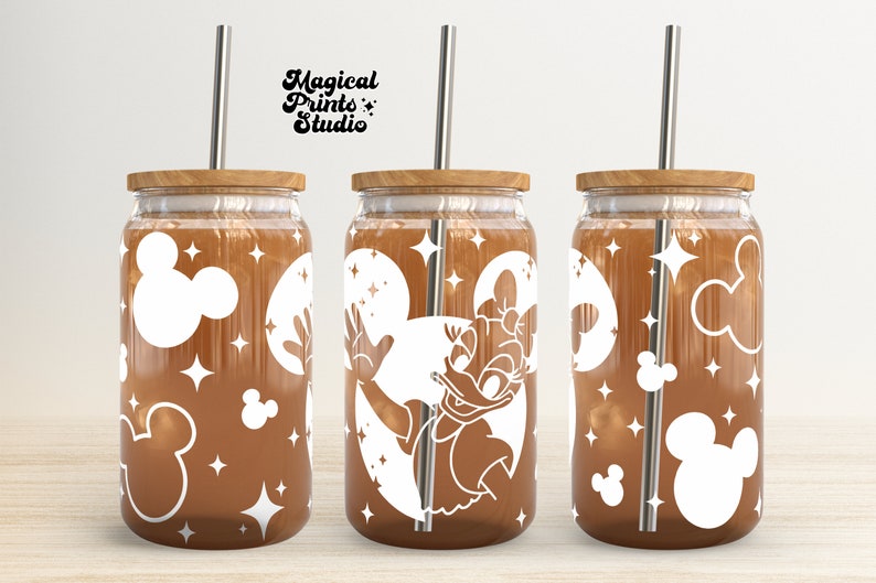 Magical Stitch Libbey Glass 16oz, Mouse Ears Svg Files for Cricut ...