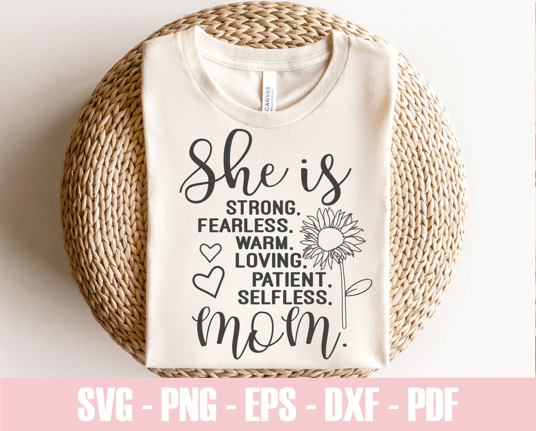 She is SVG, Mother SVG, Blessed Mom Svg, Mom Shirt, Mom Life Svg ...
