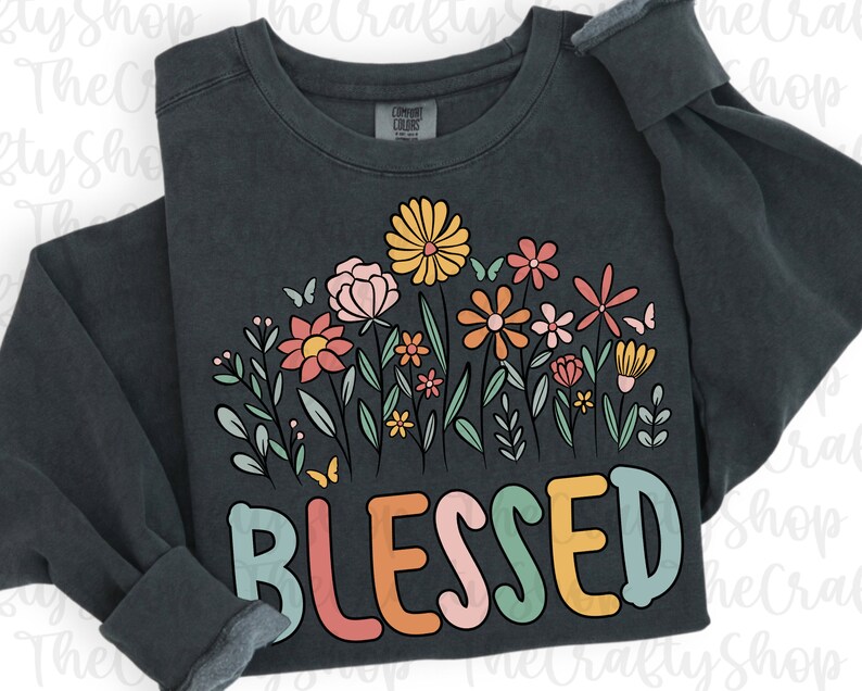 Blessed Png, Flower Png, Sunflower PNG, Wildflowers, Flower Design ...