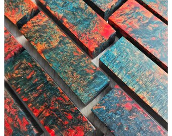 Karelian Curly Birch Stabilized Wood. Natural - Etsy