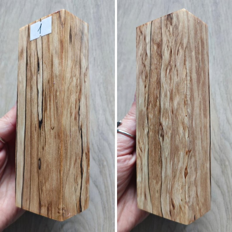 SPALTED ORIGINAL Karelian Birch, Stabilized. - Etsy
