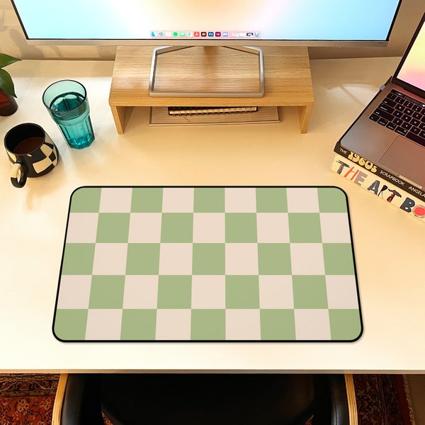 Green Desk Mat - Etsy