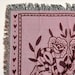 Pink Cats Woven Tapestry, Valentines Throw Blanket, Traditional Tattoo ...
