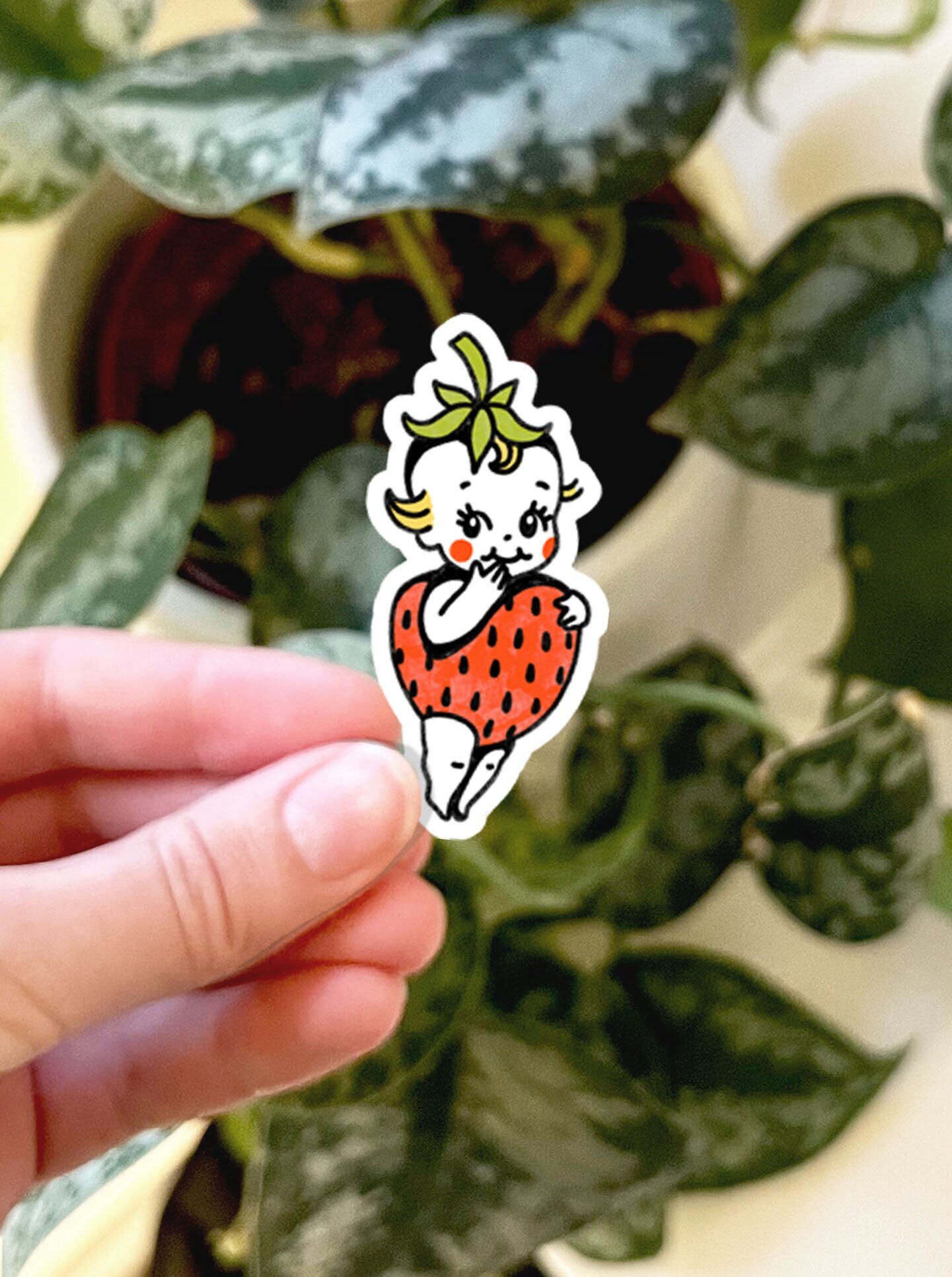 Kewpie Sticker Pack Devil Sticker Strawberry Sticker - Etsy