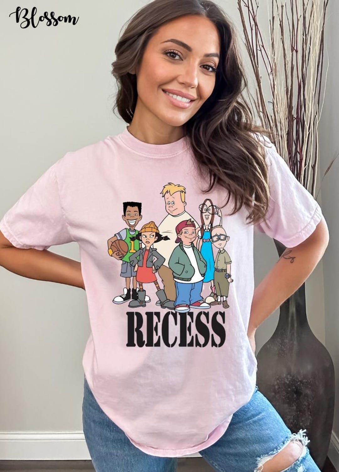 Recess , 90s Cartoon Tee , Vintage Recess TV Show , Nostalgic T-shirt ...