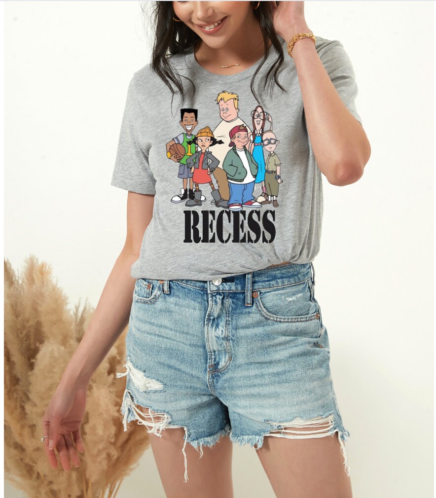 Recess 90s Cartoon Tee Vintage Recess TV Show T-shirt Nostalgic Kids ...