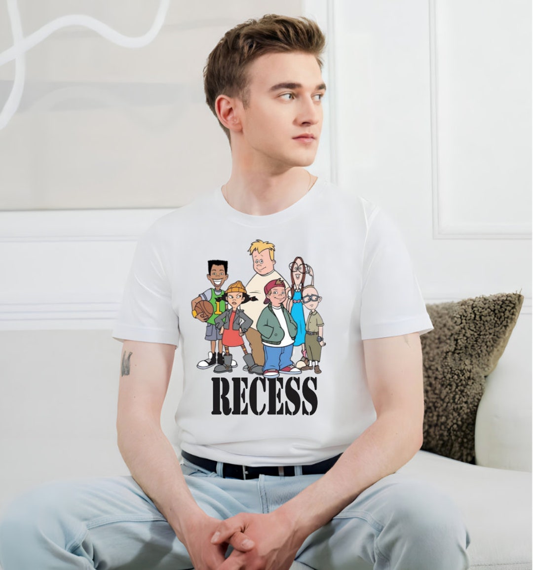 Recess 90s Cartoon Tee Vintage Recess TV Show T-shirt Nostalgic Kids Animation Shirt Retro ...