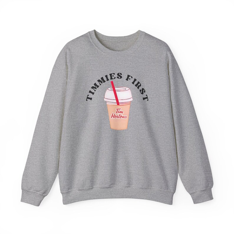 Timmies First Sweatshirt |tim Hortons Fan| Gift for Canadian | Custom ...