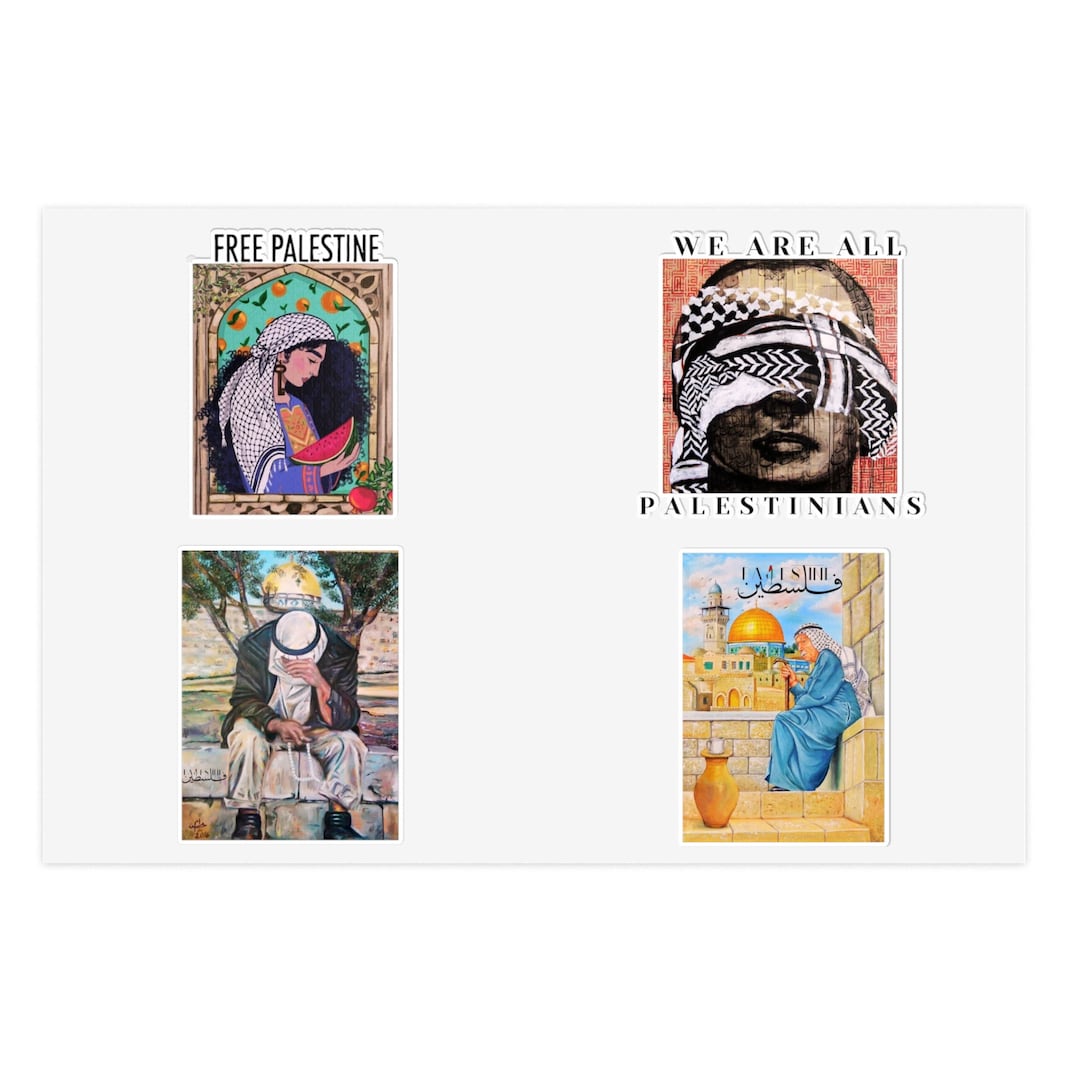 Free Palestine Sticker Bundle , Standing With Palestine , Solidarity ...