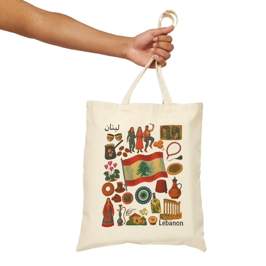 Lebanese Heritage | Tote Bag| Art Print | Traditional Lebanon Culture ...