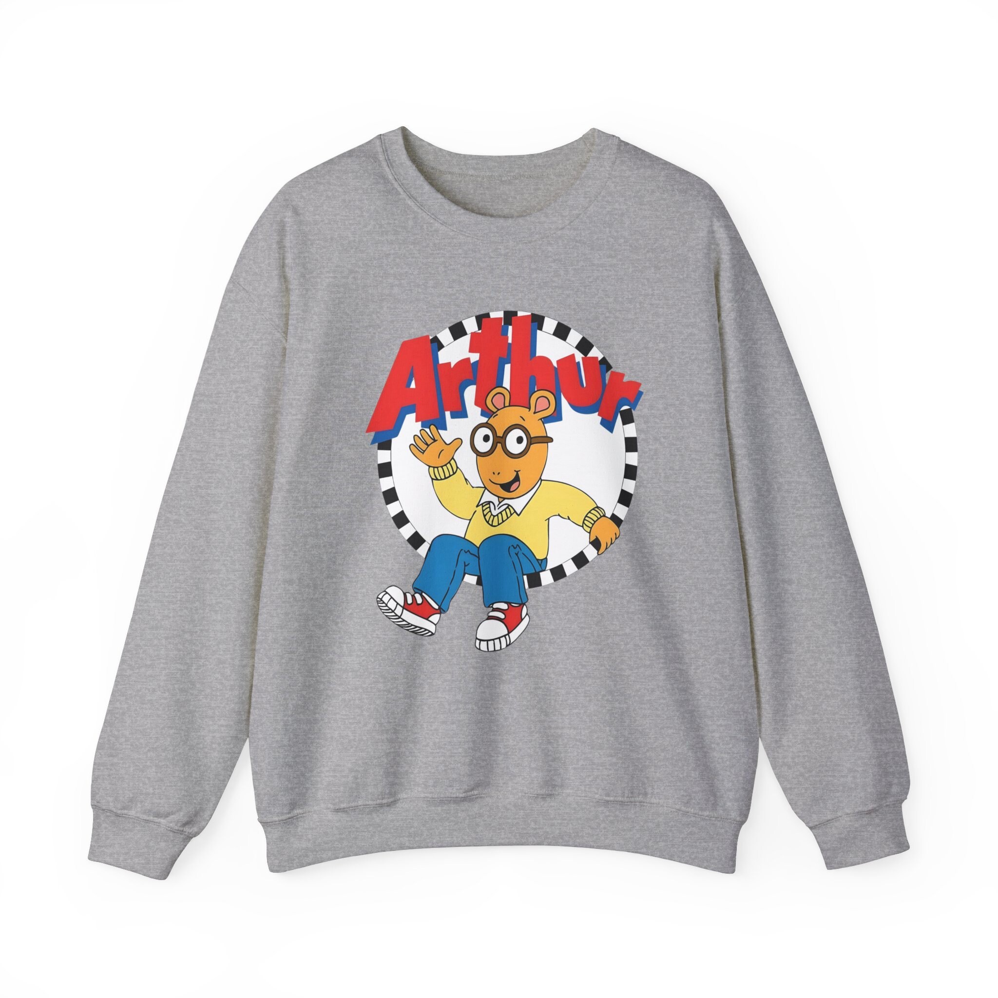 Arthur Crewneck Arthur TV Show Nostalgia Crewneck PBS Kids Tv Show - Etsy