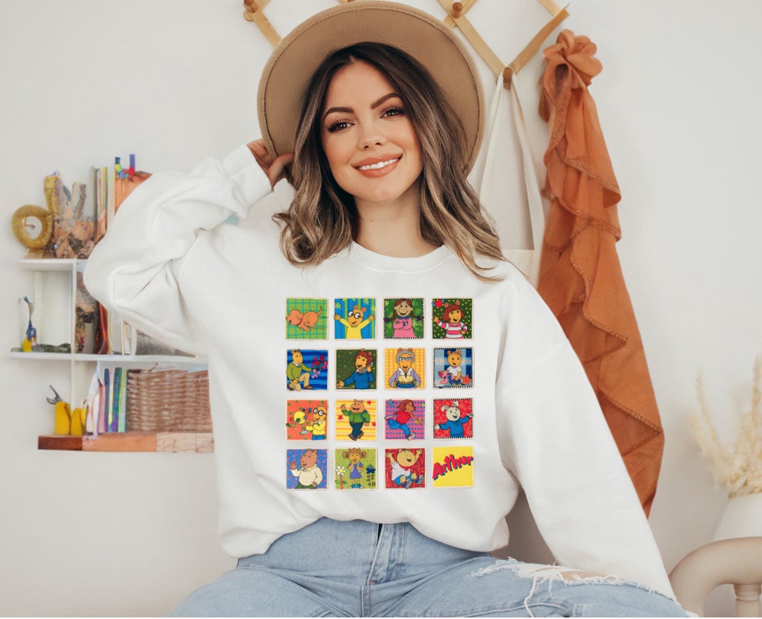 Arthur Vintage Crewneck | Arthur PBS | Arthur Characters | Nostalgic ...