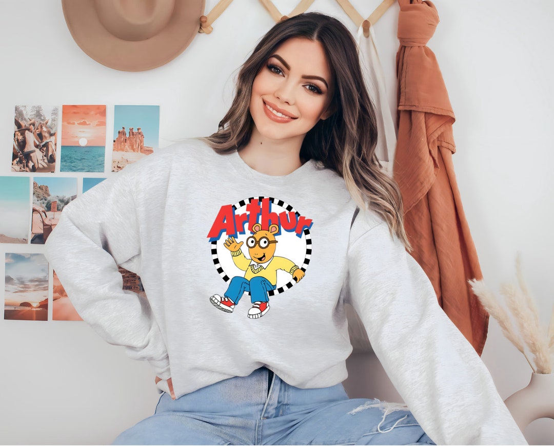 Arthur Crewneck | Arthur TV Show | Nostalgia Crewneck| PBS Kids Tv Show ...
