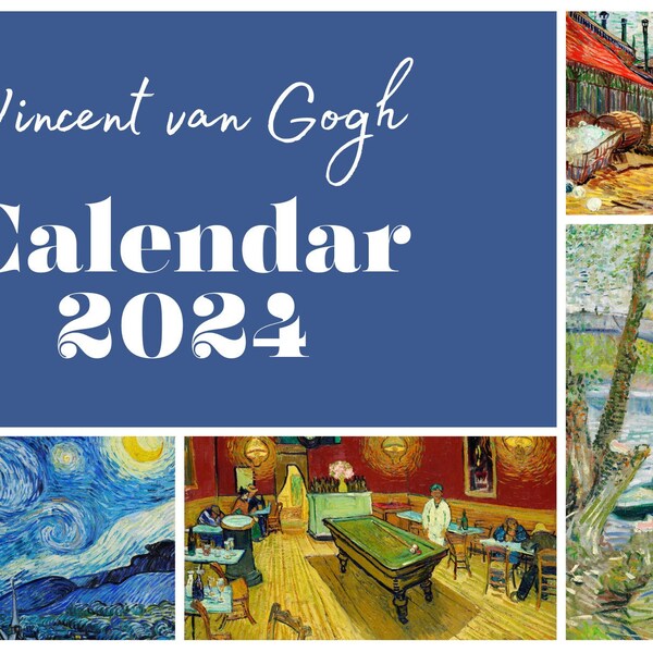 Van Gogh Desk Calendar - Etsy