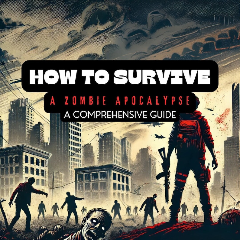 How to Survive a Zombie Apocalypse: A Comprehensive Guide Printable PDF ...