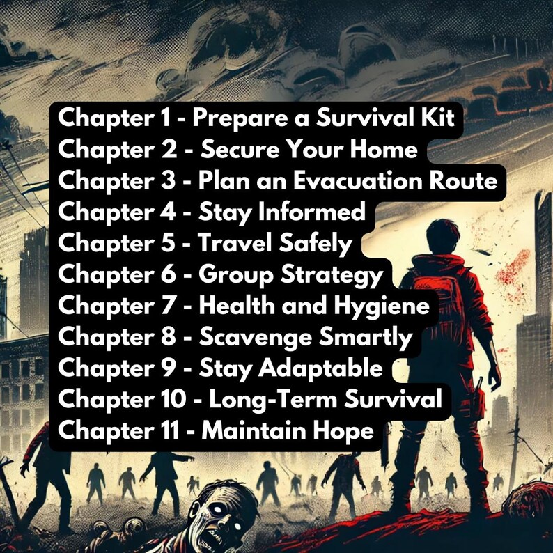 How to Survive a Zombie Apocalypse: A Comprehensive Guide - Printable ...