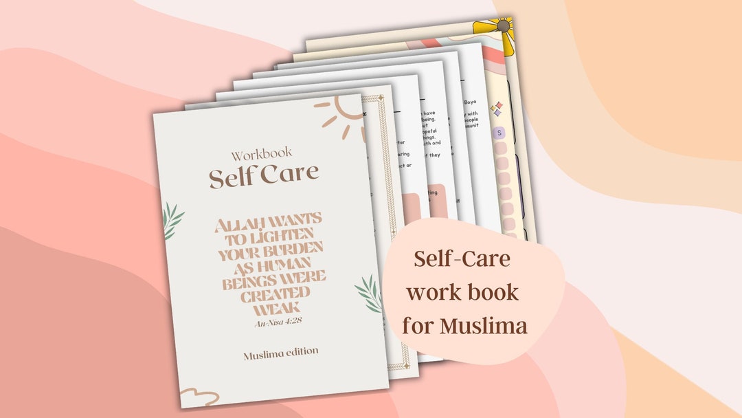 Self-care Workbook for Muslim Women Muslima Mental Health Being Eid Gift Planner Notebook ...