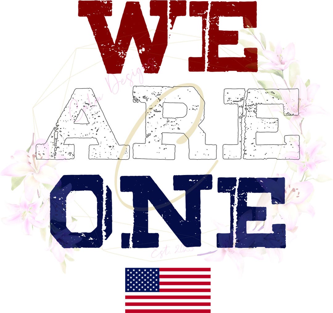 We Are One SVG - Etsy