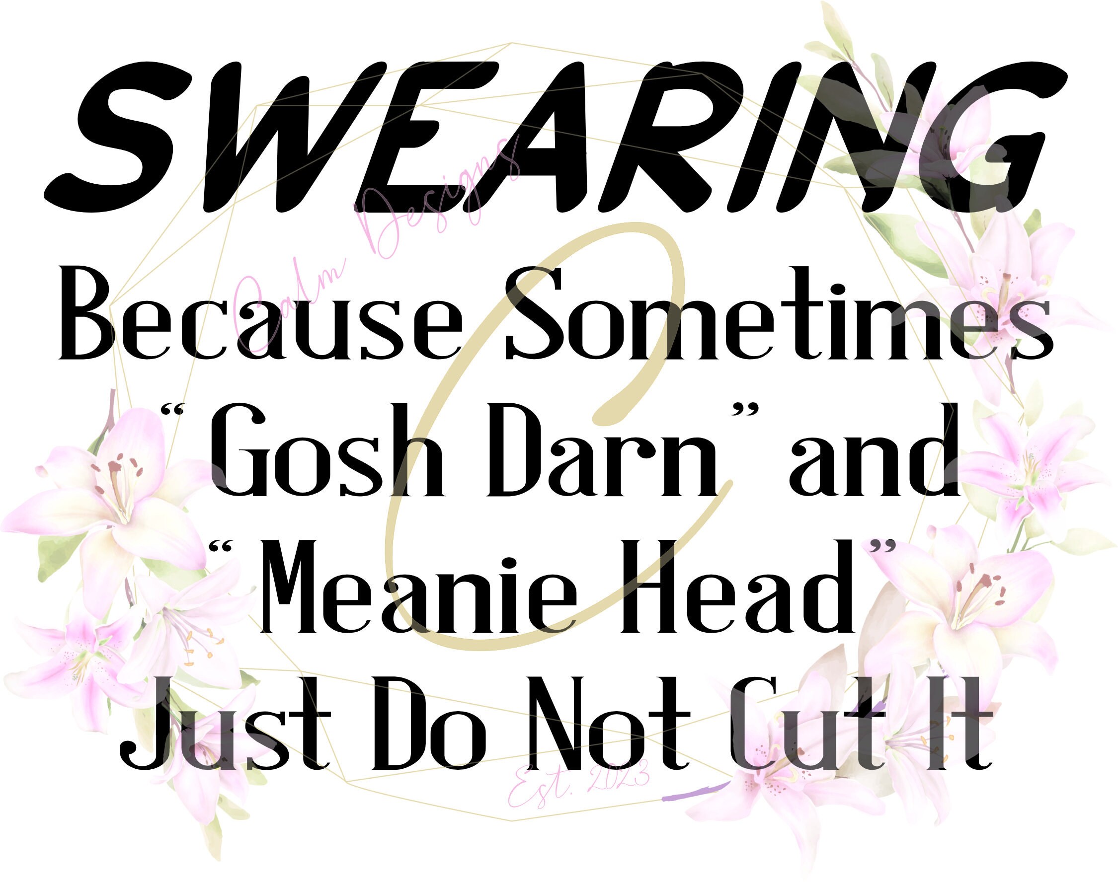 Swearing SVG - Etsy