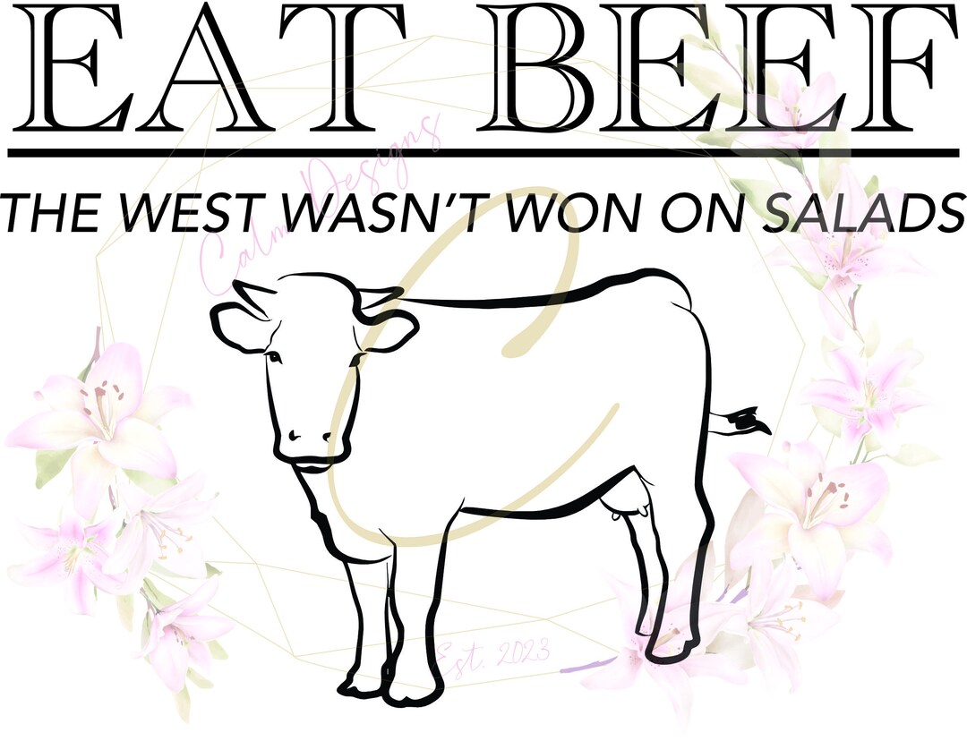 Eat Beef SVG - Etsy