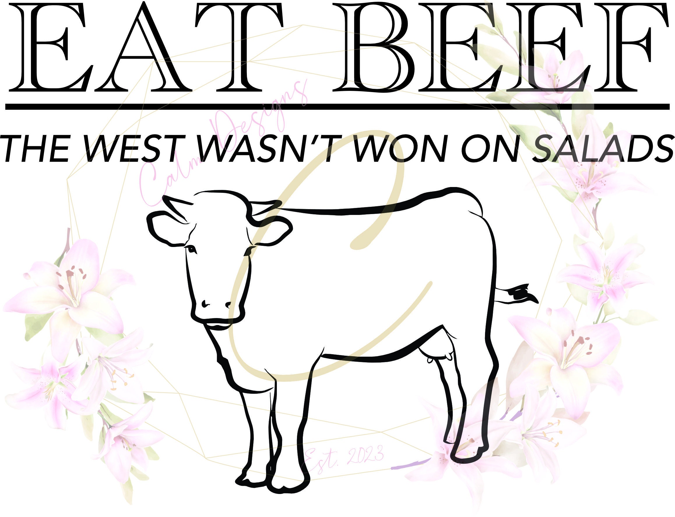 Eat Beef SVG - Etsy