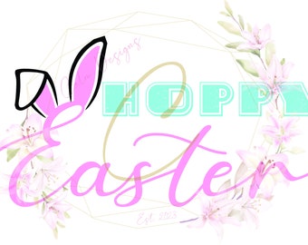 Hoppy Easter - Vinyl SVG - Etsy