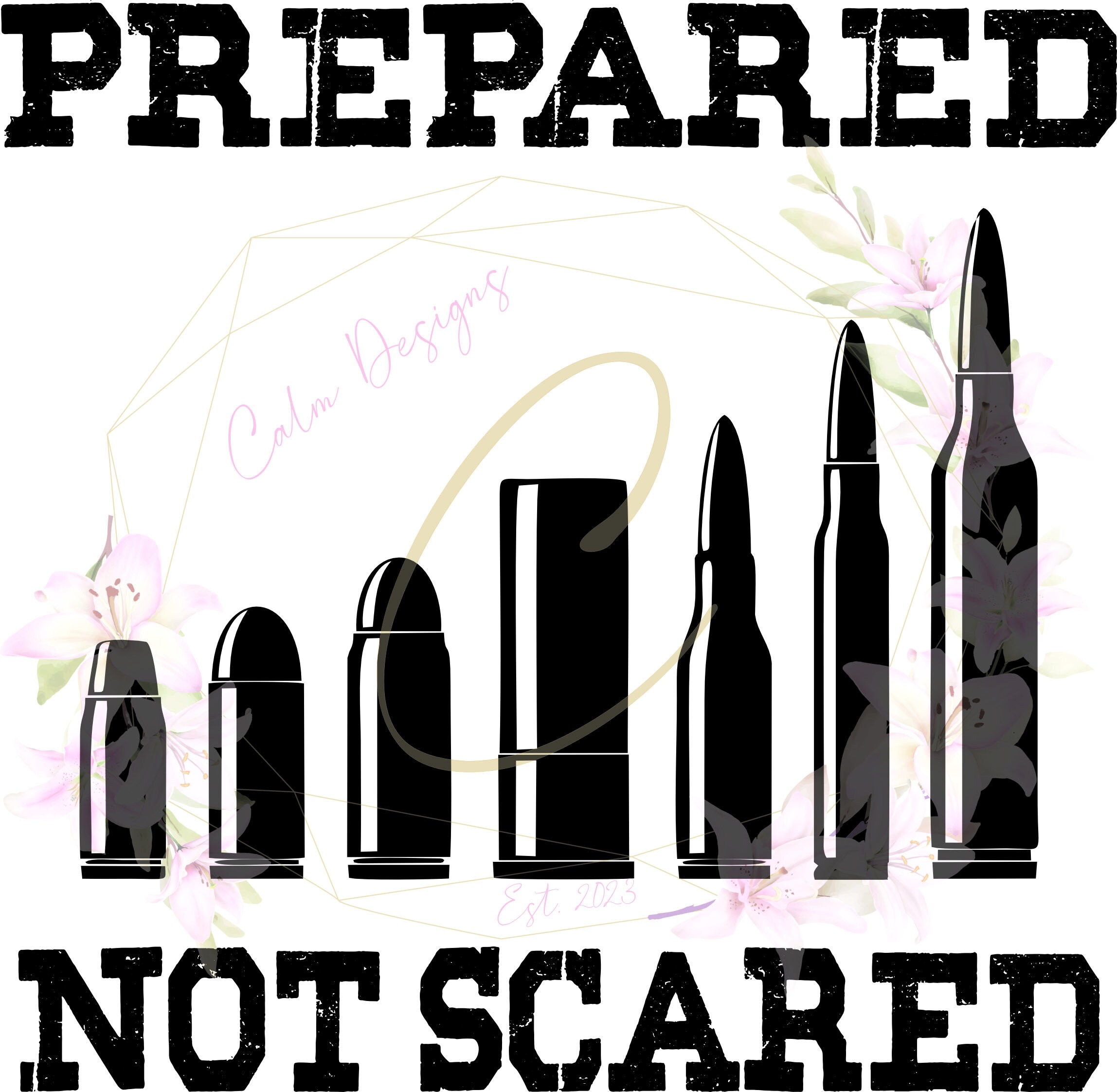 Prepared Not Scared SVG - Etsy