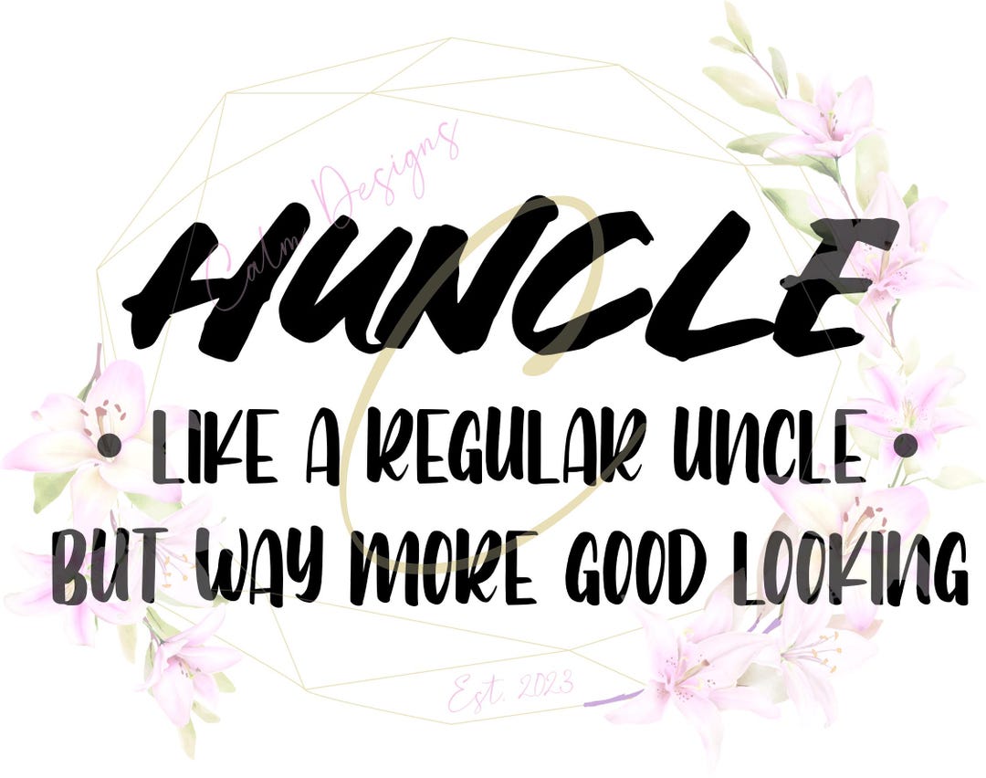 Huncle SVG - Etsy