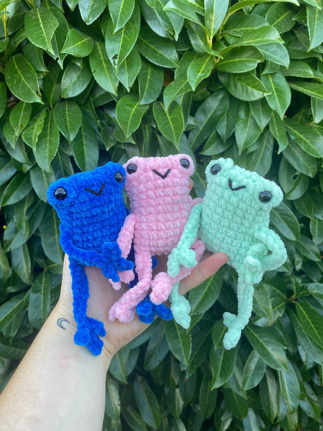 Long Legged Frog Plush, Leggy Frog, Leggy Frog Crochet, Leggy Froggy ...