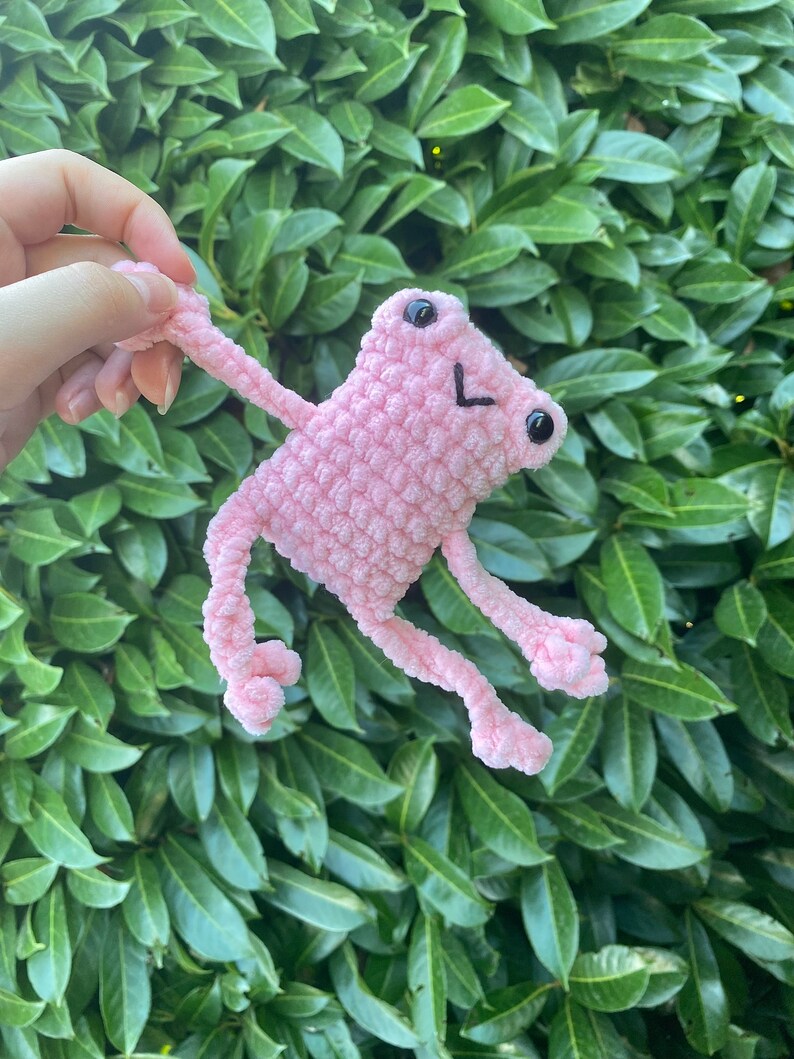 Long Legged Frog Plush, Leggy Frog, Leggy Frog Crochet, Leggy Froggy ...