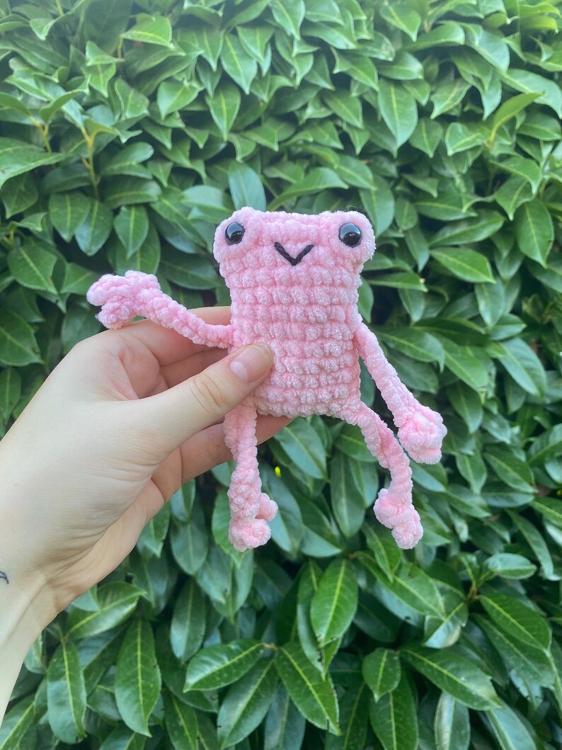 Long Legged Frog Plush, Leggy Frog, Leggy Frog Crochet, Leggy Froggy ...