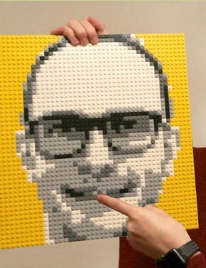 Pixel Art Custom Photo Personal Portrait Mosaic Painting Building ...