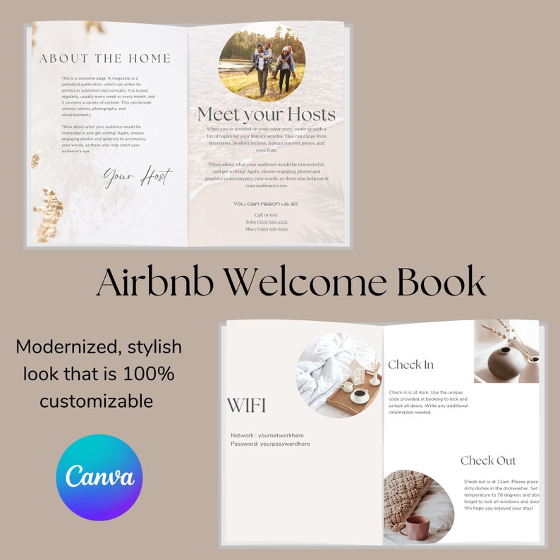 Airbnb Welcome Book Airbnb House Manual Airbnb Guest Book Airbnb ...