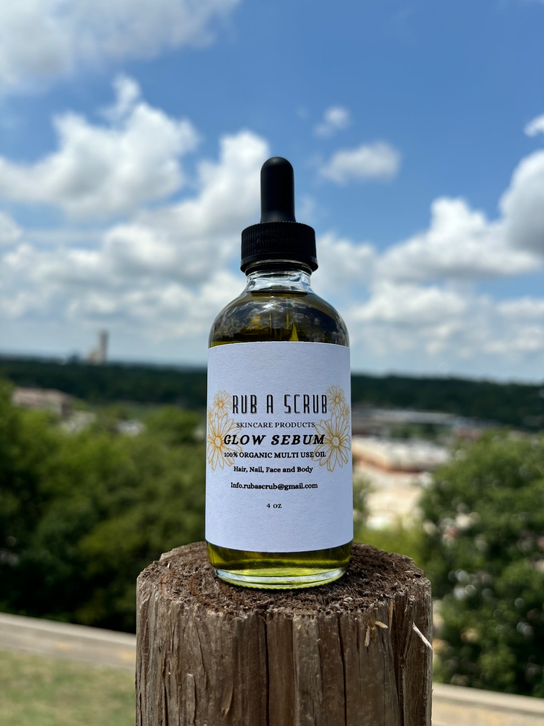 Glow Sebum Organic Muti Use Oil |glowing Skin |organic All Over Body ...