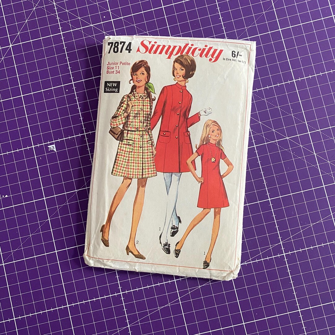 Vintage Teen Junior Petite Prep A Lime Cost and Dress Pattern ...