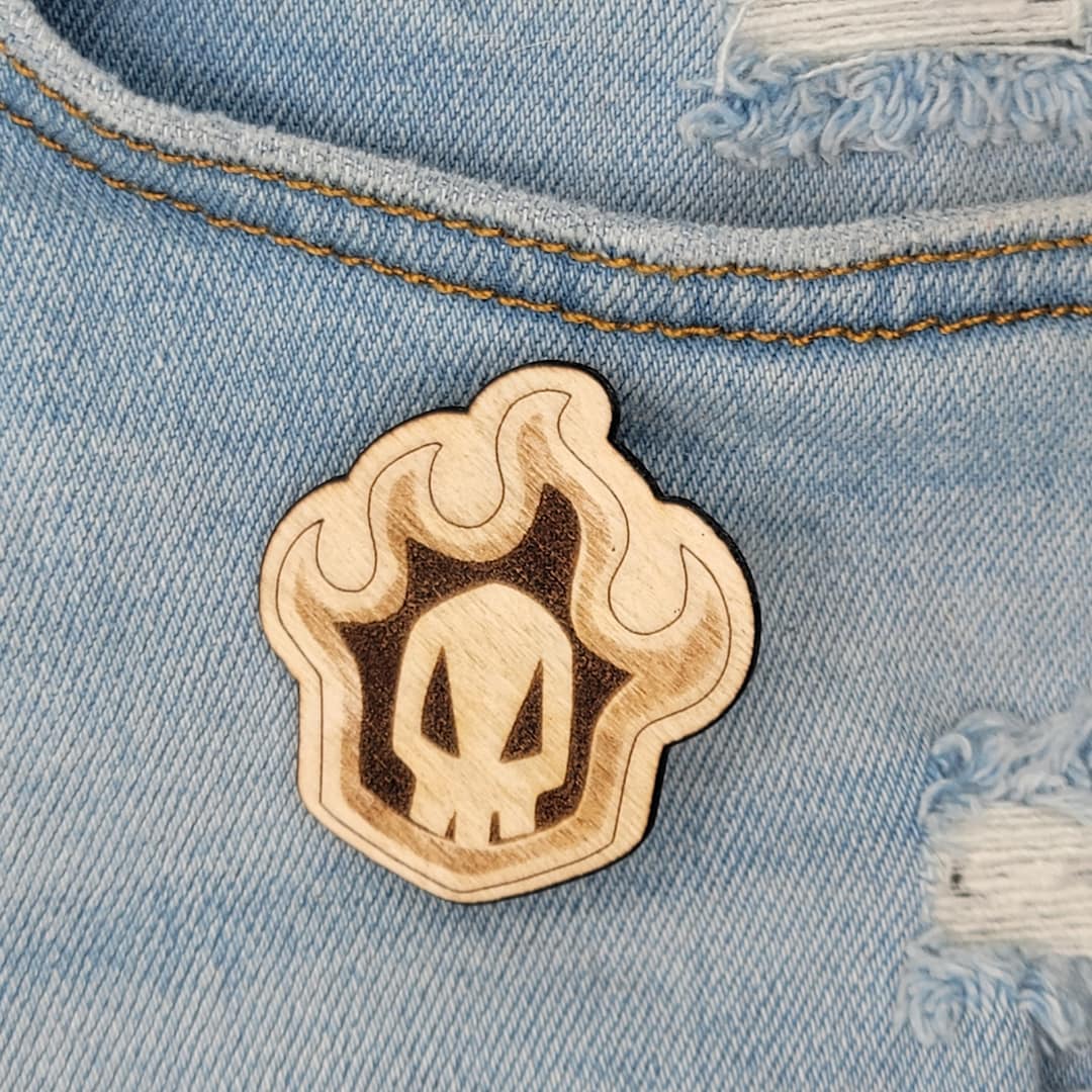 Soul Reaper - Anime - Wooden Pin - Etsy