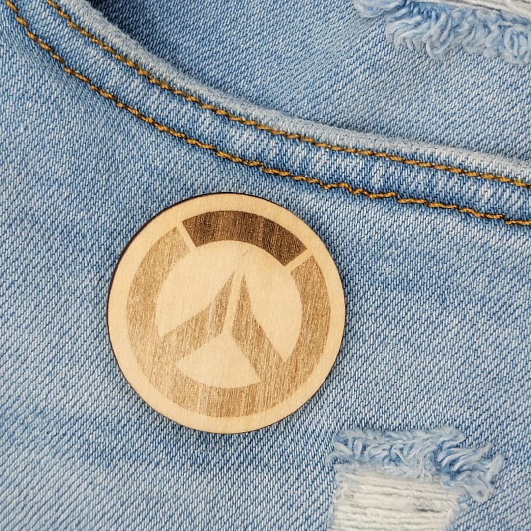 Overwatch Logo - OW - Wooden Pin - Etsy