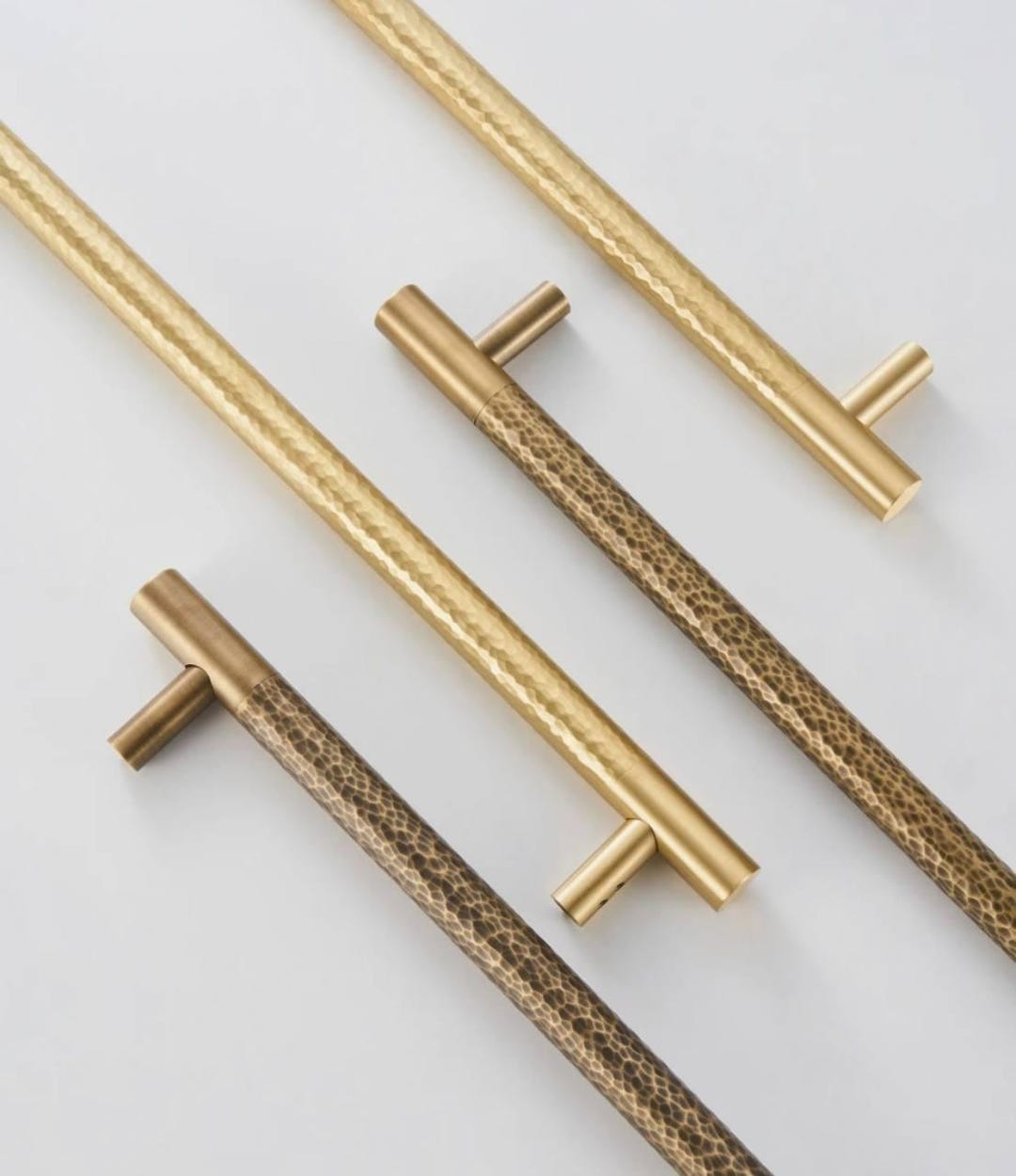 Matt Bras Metal Long Door Handles Large Metal Bar Pulls Modern Cabinet ...