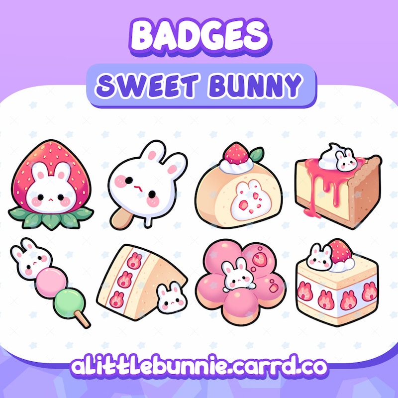 Bunny Sub Badge - Etsy