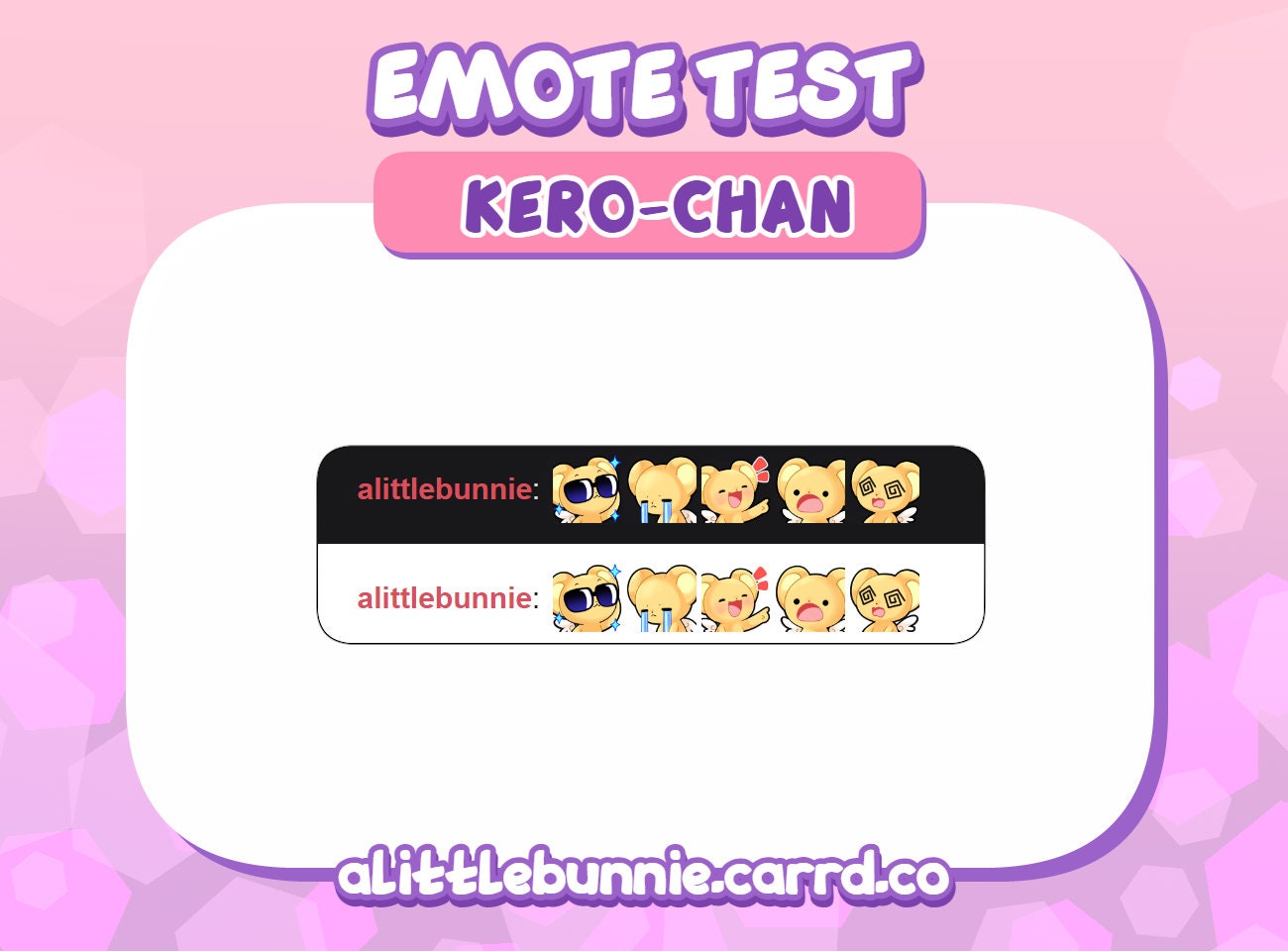 Magical Girl Cardcaptor Sakura Kero Emote Bundle - Etsy
