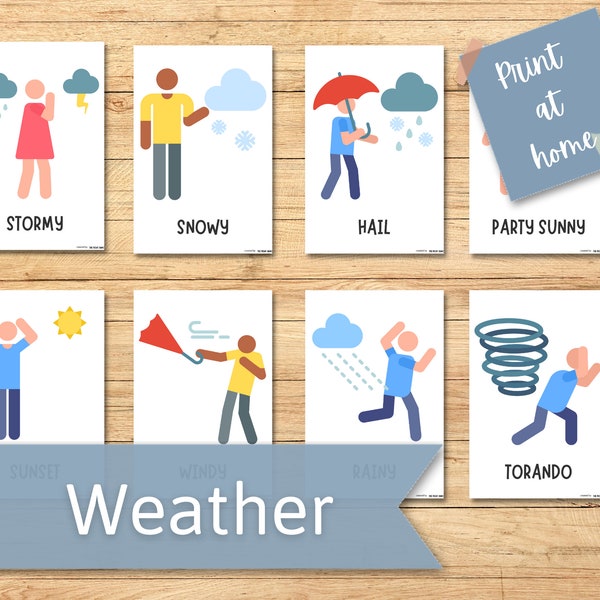 Montessori Weather - Etsy