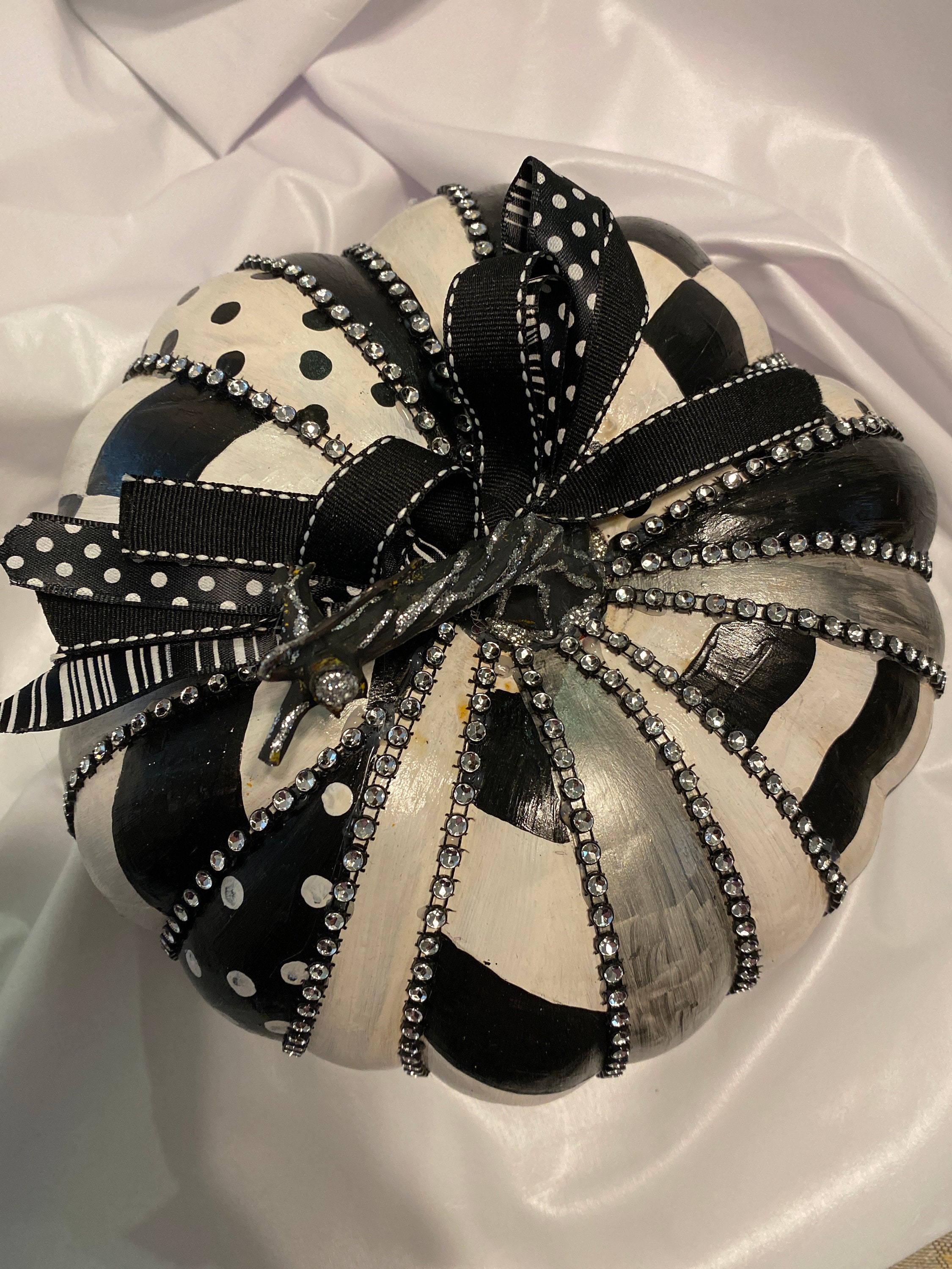 Checked and Striped MC Inspired Pumpkin - Etsy