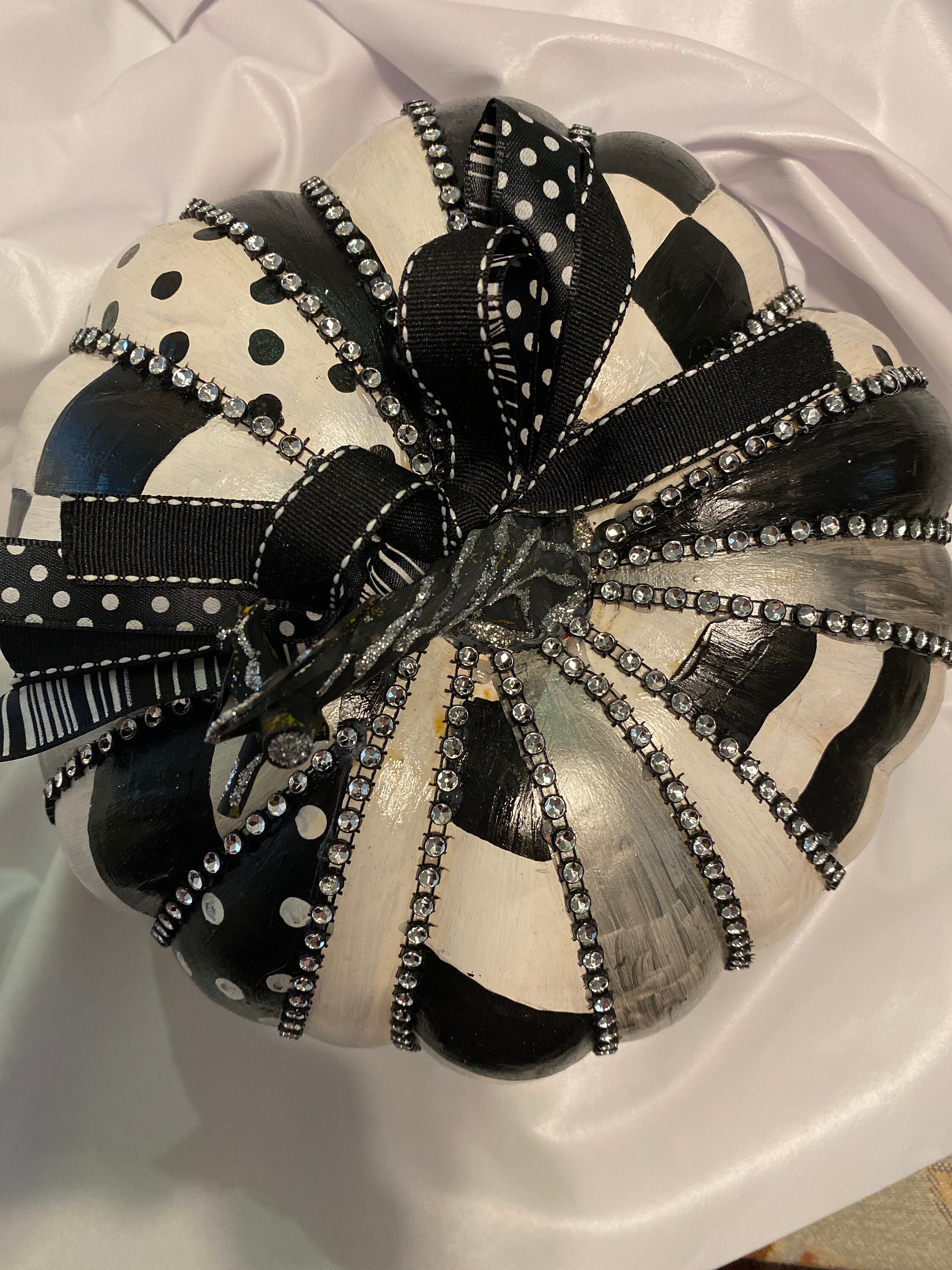 Checked and Striped MC Inspired Pumpkin - Etsy