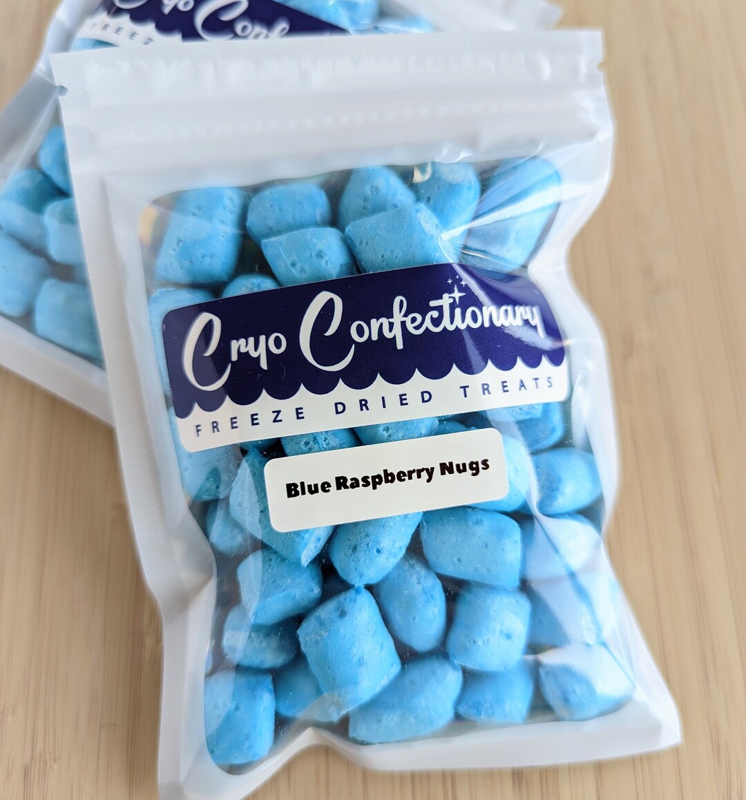 Freeze Dried Blue Raspberry Taffy Nugs Freeze Dried Candy - Etsy