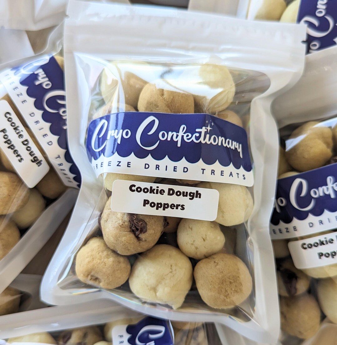 Freeze-dried Cookie Dough Poppers Freeze Dried Snacks - Etsy