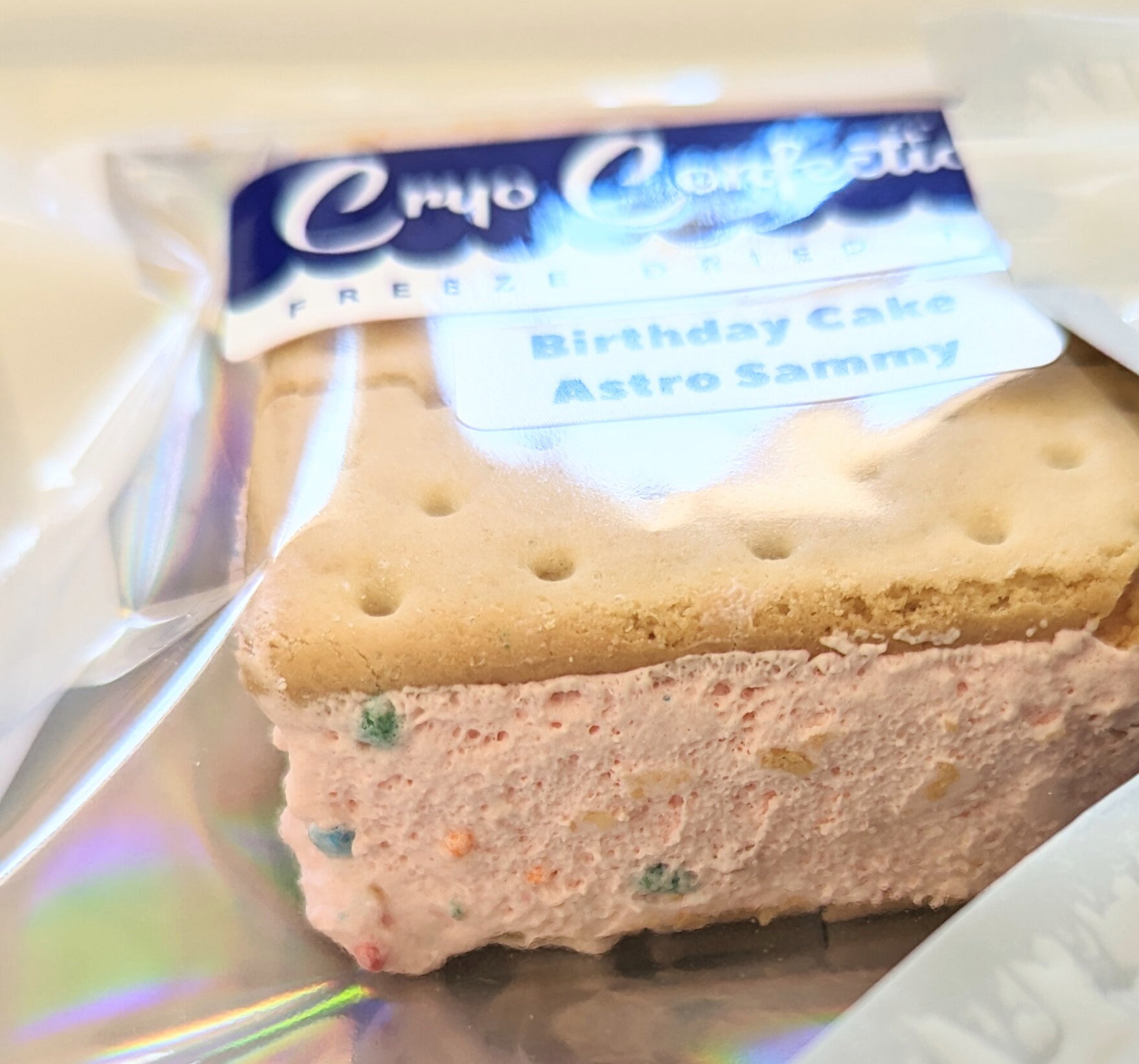 Freeze Dried Birthday Cake Astro Sammy Freeze Dried Ice Cream Sandwich ...