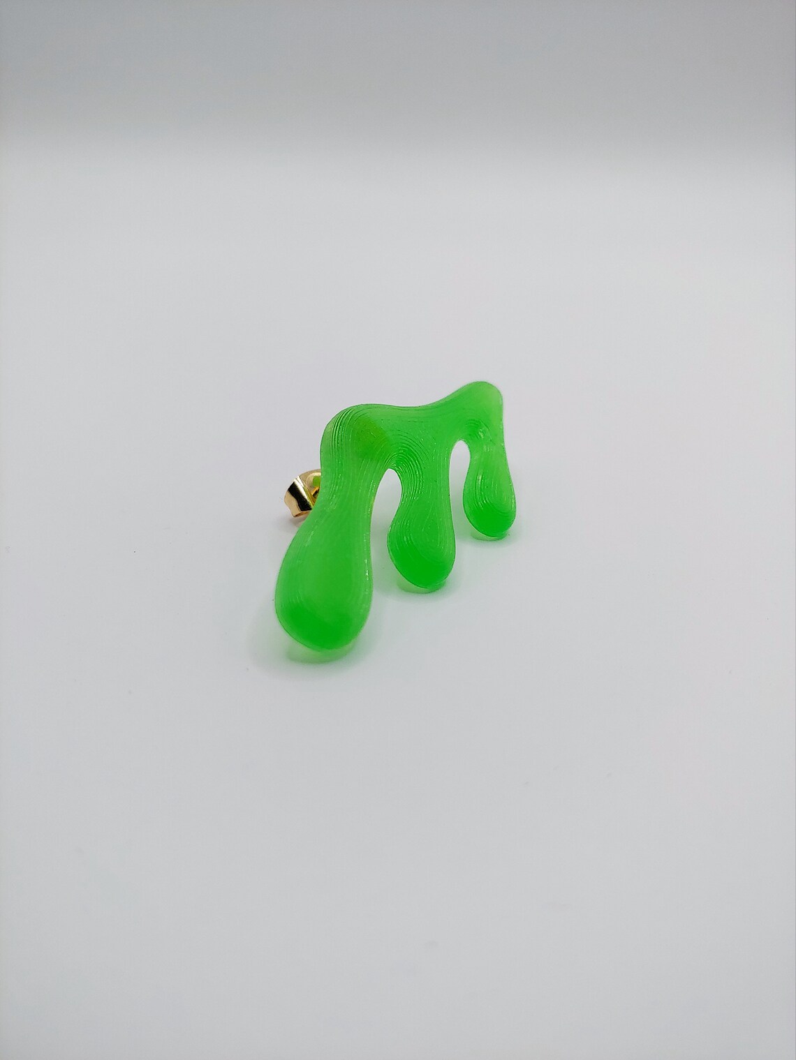 Dripping "slime" Ear Climber || 3D Printed Ear Climbers - Etsy