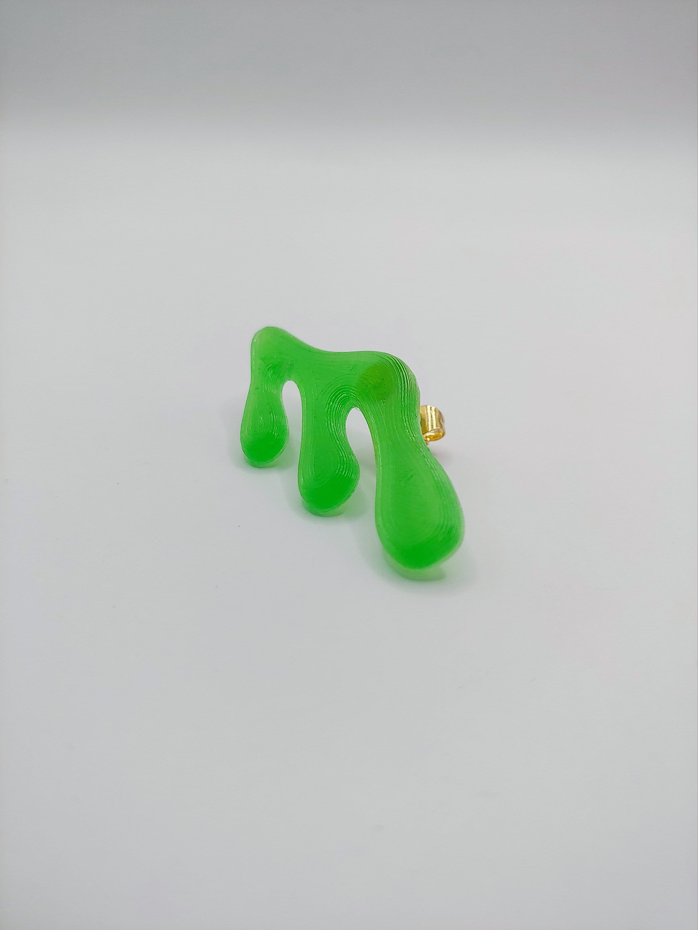 Dripping "slime" Ear Climber || 3D Printed Ear Climbers - Etsy