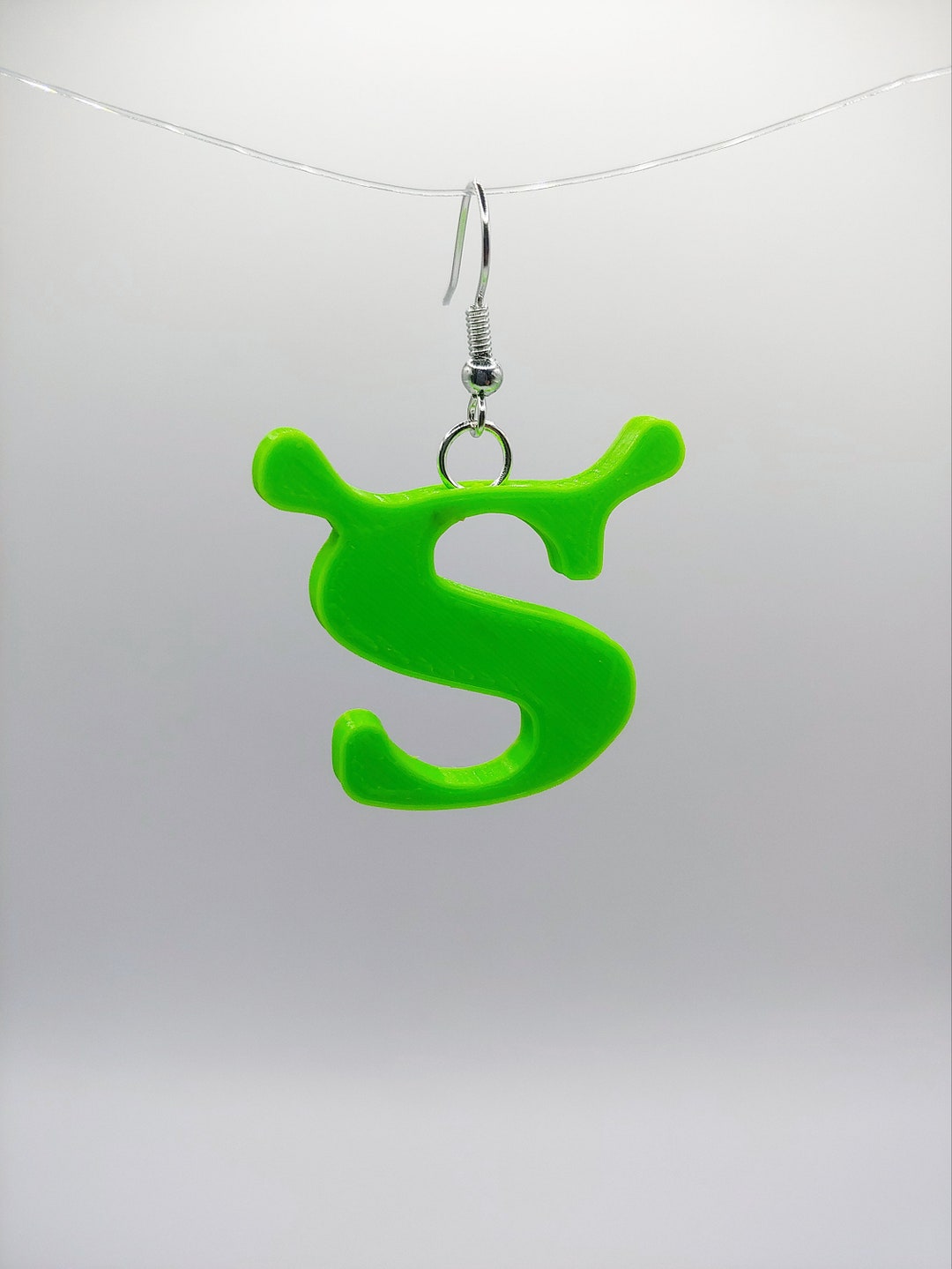 Shrek Rave "s" 3D Earrings || Shrek Rave Jewelry || Shrek Accessories ...