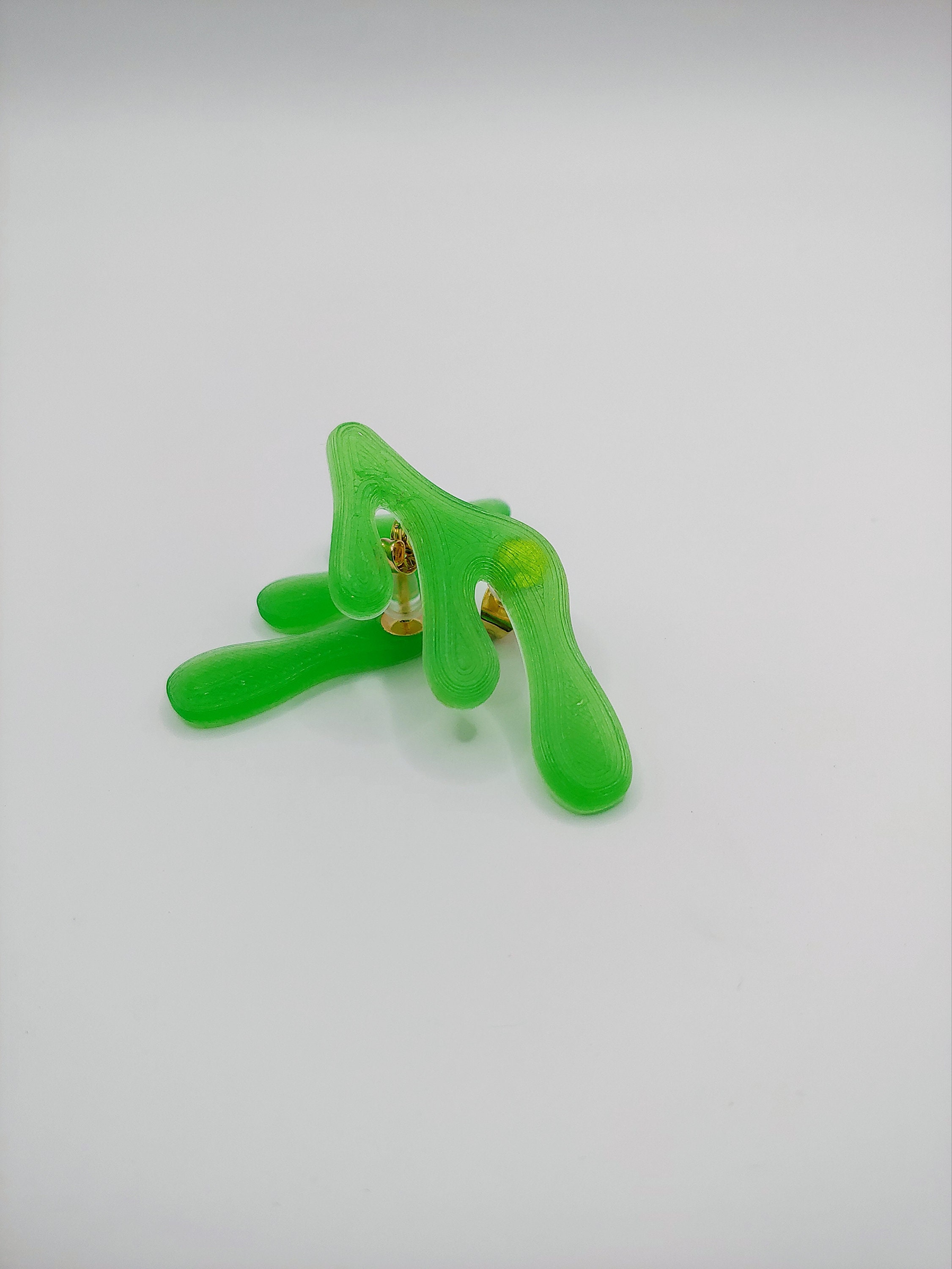 Dripping "slime" Ear Climber || 3D Printed Ear Climbers - Etsy